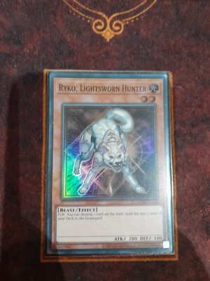 Ryko, Lightsworn Hunter LODT-EN022 Super Rare Unlimited Edition Yugioh ...