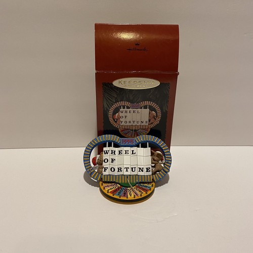 1995 Hallmark Wheel Of Fortune Ornament 20th Anniversary Edition Retro ...