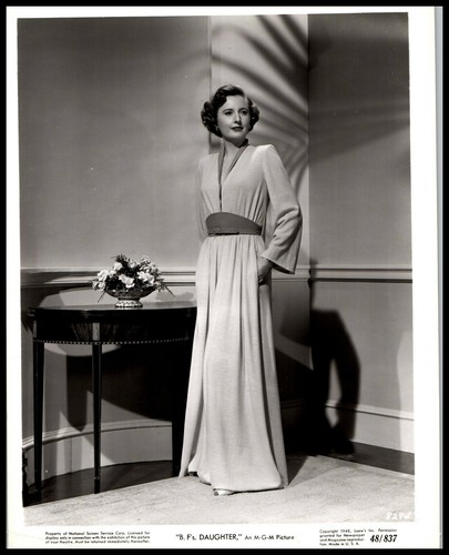 Sensuous Pre-Code Actress Barbara Stanwyck 1948 B.F DAUGHTER MGM ORIG ...