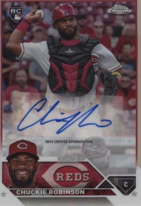 2023 Topps Chrome Update Series - Autographs Chuckie Robinson #AC-CR ...