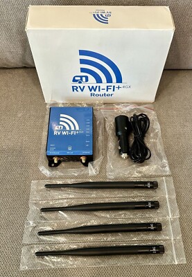 RV WI-FI+ 4GX Router Portable Wi-Fi Internet For RV's & Motorhomes ...
