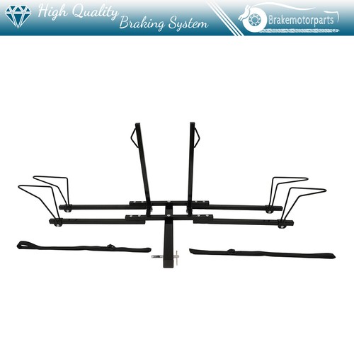2 Bikes Hitch Bicycle Rack Carrier Upright Hitch Mounted Car Rear For ...