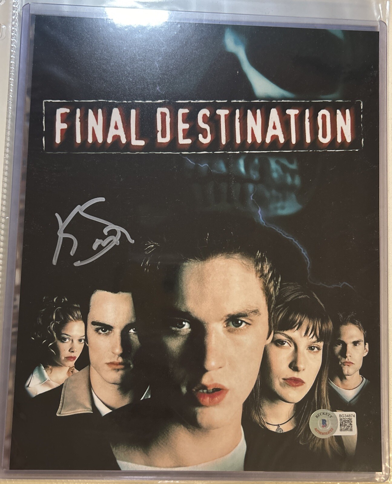 BAM BOX EXCLUS AUTOGRAPH PRINT KERR SMITH FINAL DESTINATION CARTER ...