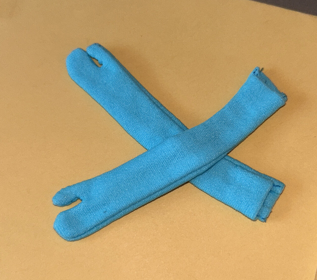 Long Opera Over Elbow Gloves Pr for Barbie Doll Stretch FabrIC. AQUA ...