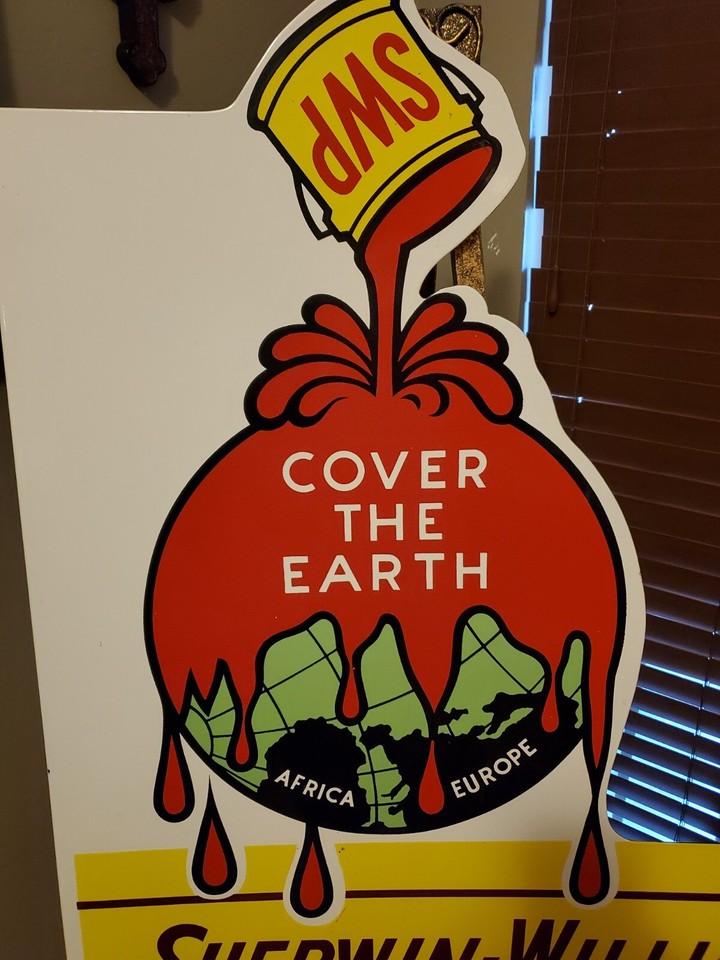 Rare Original Sherwin Williams Paint Advertising Flange Sign | eBay