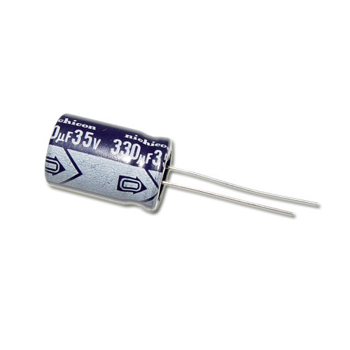 LOT OF 50 ULB1V331M NICHICON CAPACITOR 330UF 35V ALUMINUM ELECTROLYTIC ...