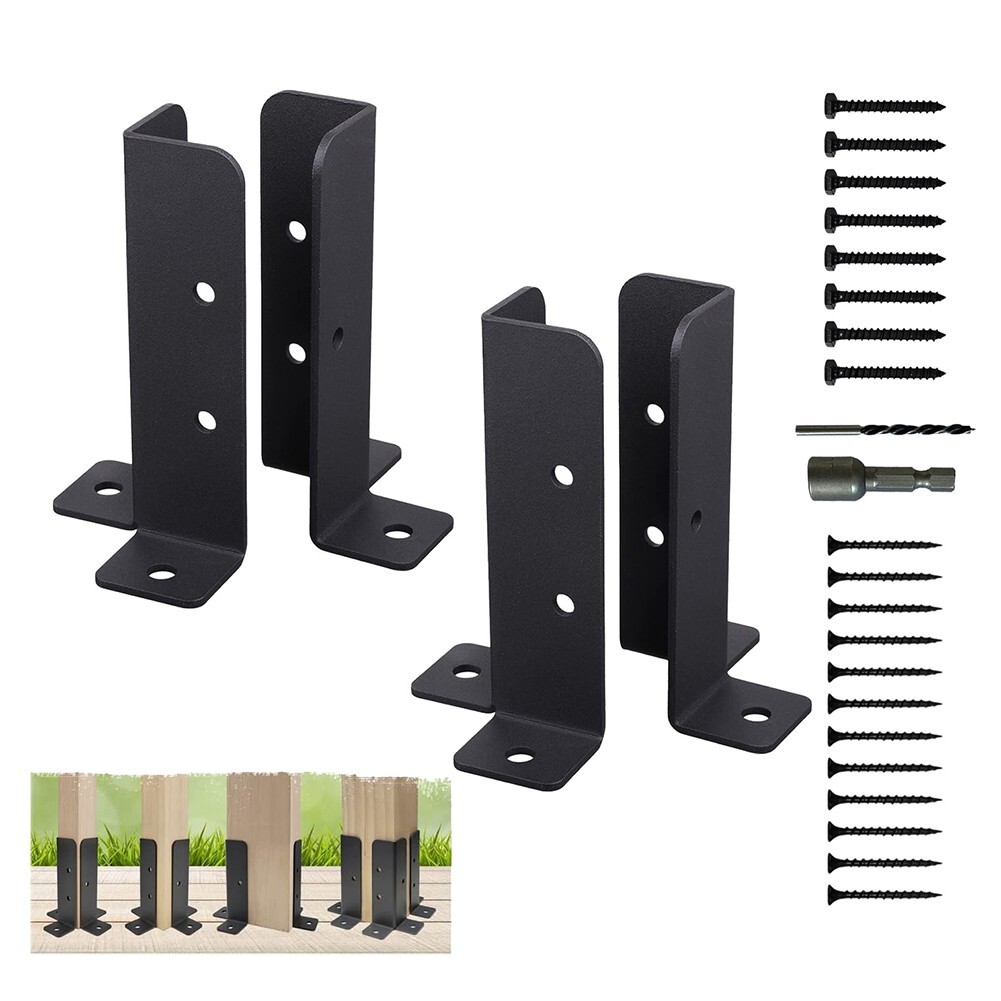 Adjustable Deck Post Anchor Base Brackets | Grelly UK