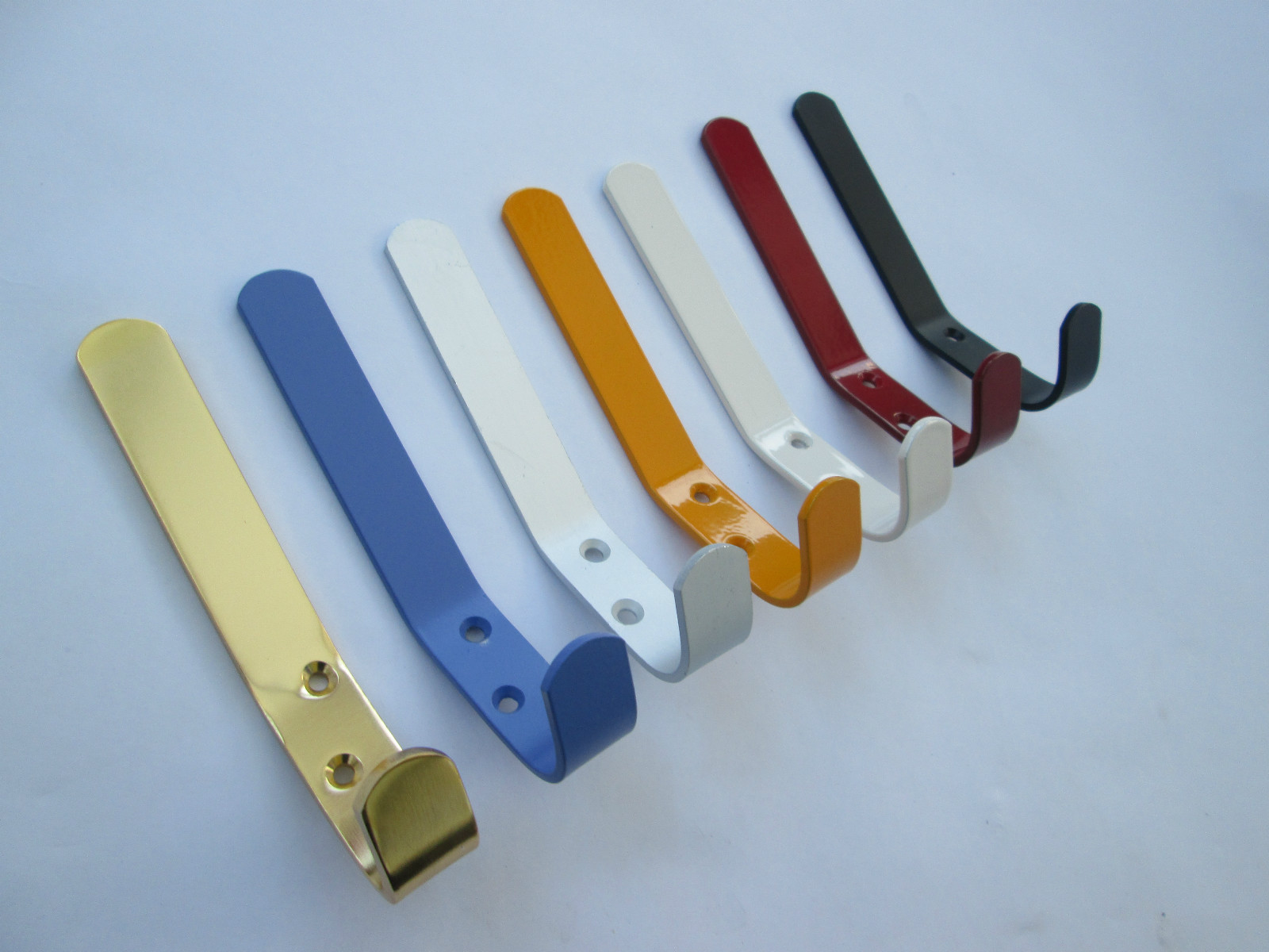 MULTI COLOURED ALUMINIUM HAT AND COAT HOOK HANGING HOOKS COAT RACK ...