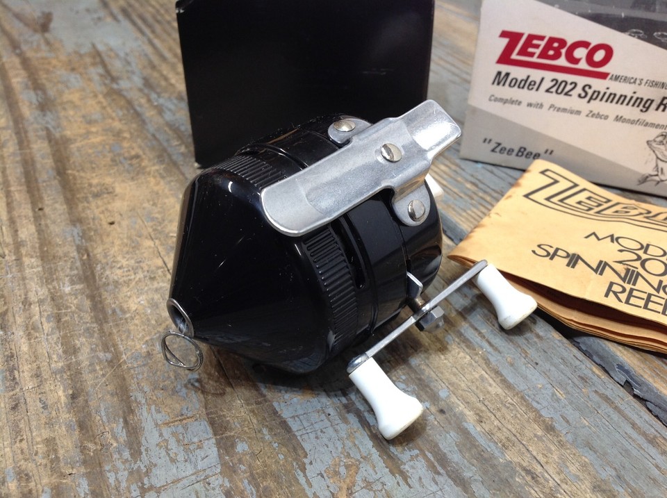 Collectible Zebco Model 202 Zee Bee Spinning Reel With Box | eBay