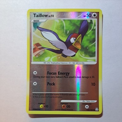 Taillow - 124/146 - Common - Reverse Holo Pokemon Diamond & Pearl Leg ...