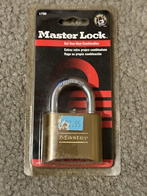 Master Lock 175D Combination Padlock-NEW SEALED!!!!!! | eBay