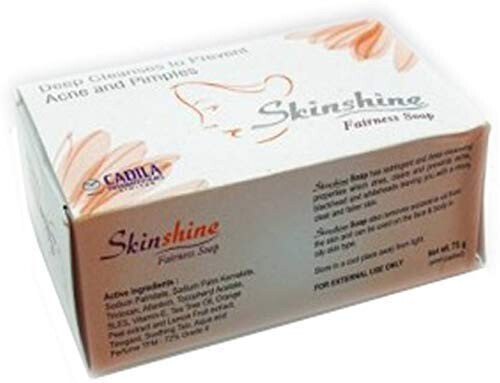 3 X Skinshine Fairness Soap(75gm) For Acne, Pimple Clear & Fairer Skin ...