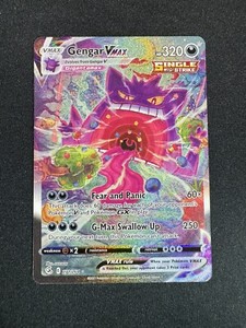 Gengar VMAX 2021 Sword & Shield: Fusion Strike #271/264 Holo (Alternate ...