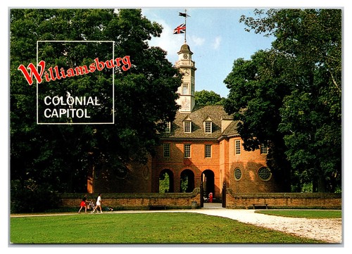 Vintage 1990s - Colonial Capitol - Williamsburg, Virginia Postcard ...
