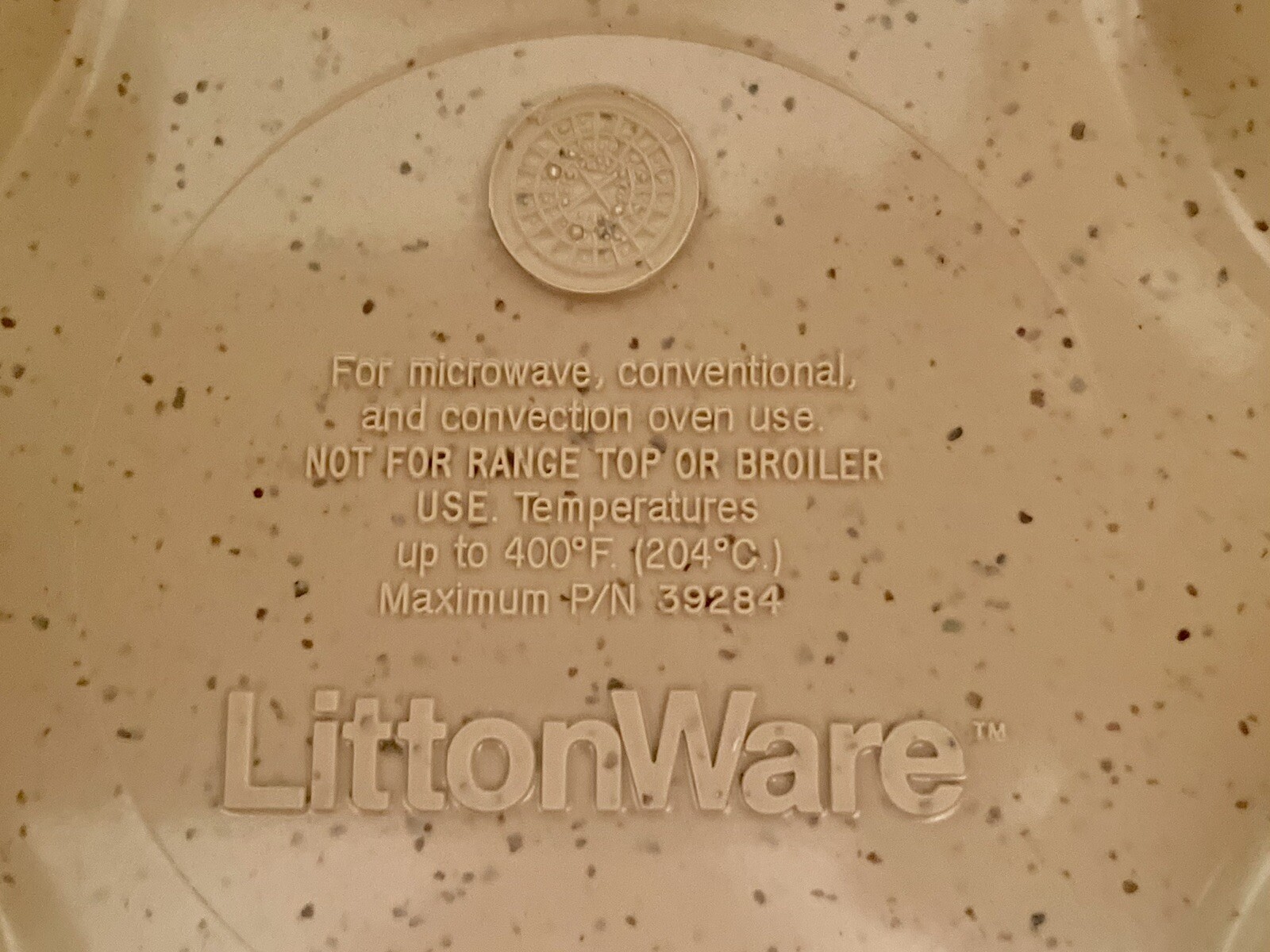 Vintage LittonWare Microwave Oven Cookware 6 Cupcake Muffin Pan 39284 ...