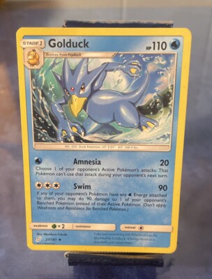 Golduck 27/181 Team Up Uncommon Pokemon Card TCG NM | eBay