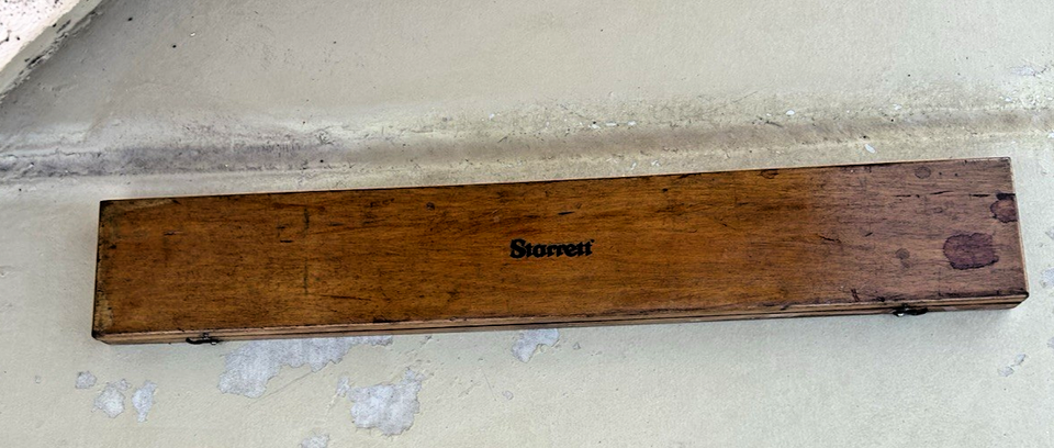 STARRETT No 123 0-24" MASTER VERNIER CALIPER Master Bar Inside Outside ...