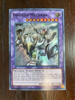 Yu-Gi-Oh! TCG Invoked Mechaba Shadows in Valhalla SHVA-EN041 1st ...