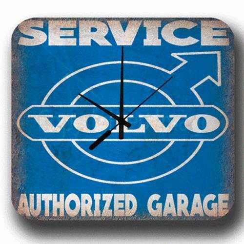 VOLVO AUTHORIZED GARAGE VINTAGE RETRO WORKSHOP METAL TIN SIGN WALL ...