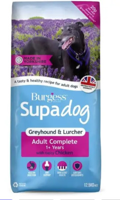 Burgess Dog Food Greyhound and Lurcher with British Chicken - 12.5kg ...