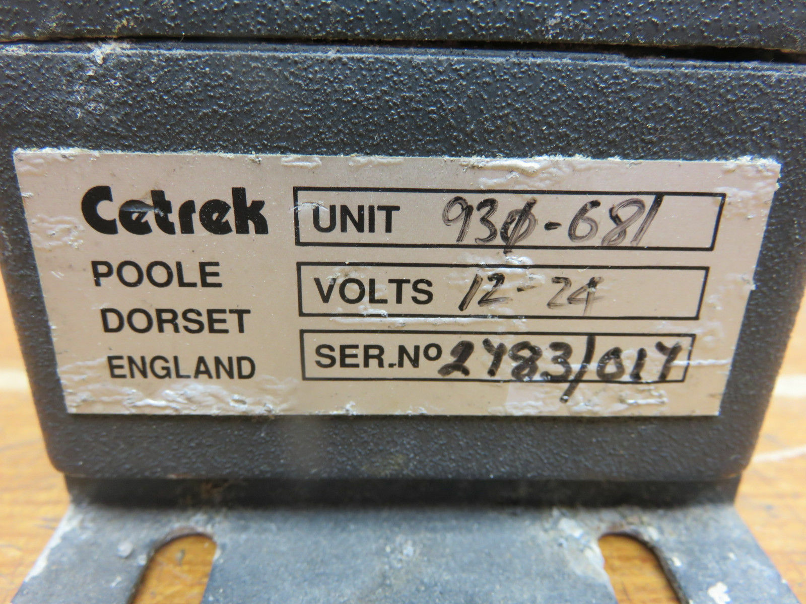 Cetrek C-net 760 Pilot 930-681 Boat Marine Autopilot Motor Drive Unit ...