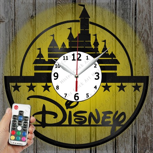 LED Clock Walt Disney Castle Vinyl Record Clock Art Decor Original Gift ...