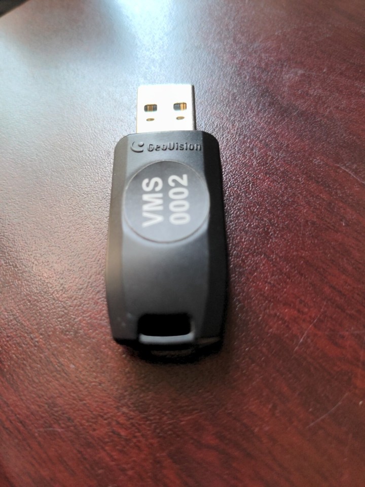 Geovision GV-VMS 2 camera 2-Channel Camera License USB Dongle VMS ONLY ...