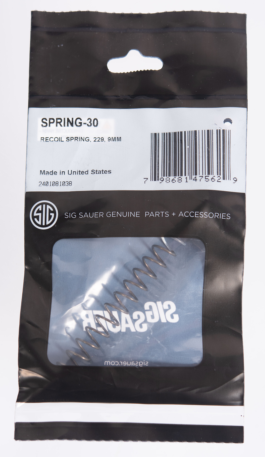 Sig Sauer P229 9mm Recoil Spring - SPRING-30 798681475629 | eBay