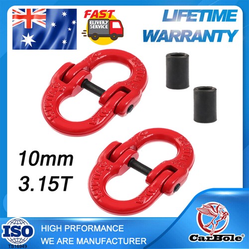 10mm 3.15T Grade80 HammerLock Chain Connector Chain Link 4X4 Joiner ...