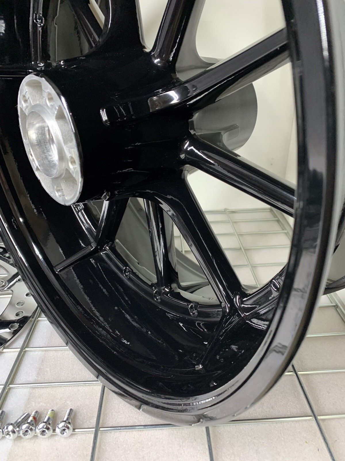 Harley FRONT Breakout Softail FXSB Mag Wheel 2013-23 CUSTOM BLACK RIM ...