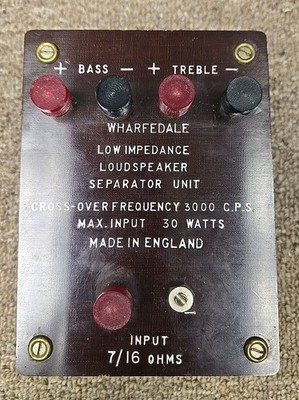 Wharfedale Cross-over Crossover 7/16 Ohms Crossover 3000 Hz Cycles 30W ...