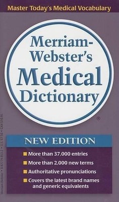 Merriam-Webster's Medical Dictionary, Merriam-Webster 9780877798538| eBay