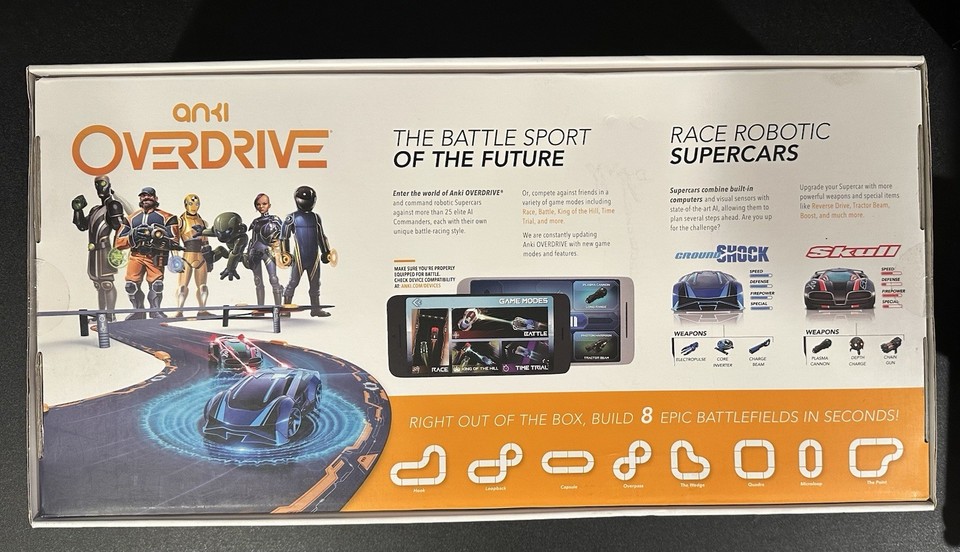Anki OVERDRIVE Starter Kit Racetrack with 2 SUPER CARS - New in Open ...