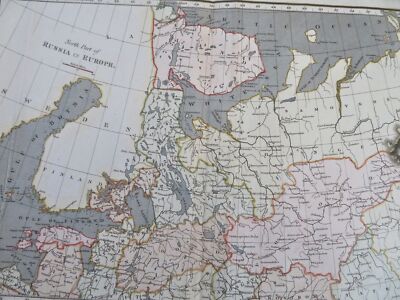 Pre-1900 - Russian Map