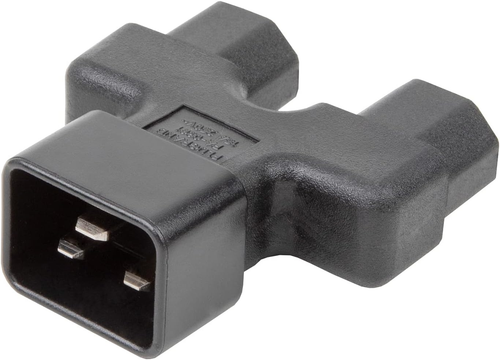 (PA-0361 IEC 320 C20 Male to 2 X C13 Female Y Split AC Power Adapter ...