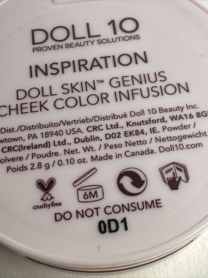 DOLL 10 Genius Doll 10 Powder Blusher Colour - Inspiration NEW | eBay UK