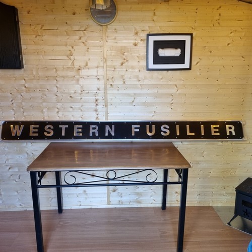 Class 52 WESTERN FUSILIER Full size repica Nameplate. | eBay UK