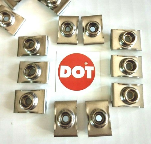3/4" Stainless Steel 10 Snap Windshield Clips with Studs For Boat ...
