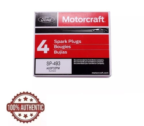 Motorcraft SP-493 Spark Plug 4 Piece Kit for Chevy GMC Ford Mazda ...