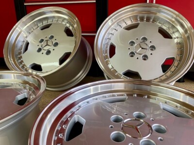 18 INCH Mercedes 124 126 560sec e300 e320 AMG Wheels Rims Deep Dish 18/8