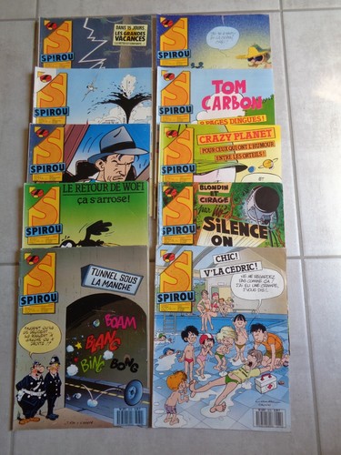 Lot Journal SPIROU N°2566 à 2575 Correspond à l'Album Reliure 190 Année 1987 BE | eBay