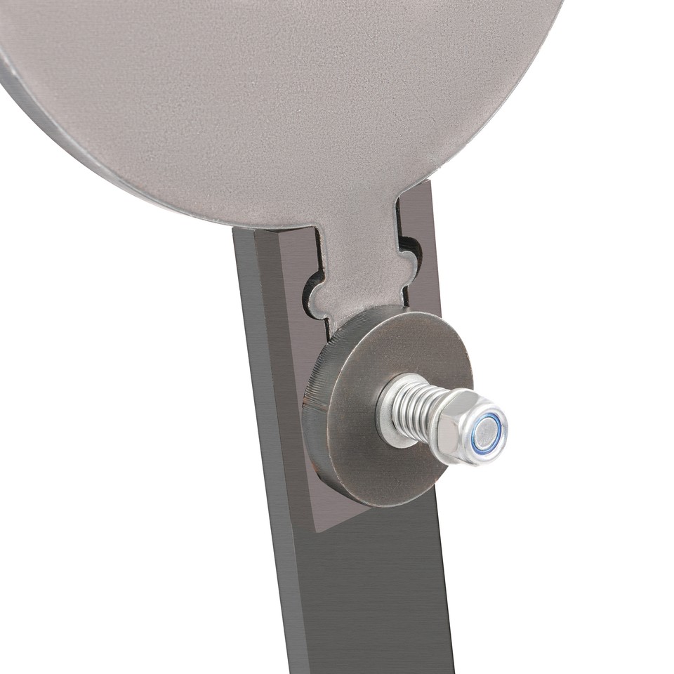 Portable Metal Target Stand Steel Shooting Target 8" Paddles Steel Anti ...