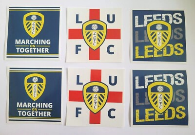 6 STICKERS OFFICIAL LEEDS UNITED | eBay UK