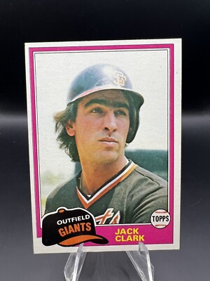 1981 Topps Jack CLARK #30 San Francisco GIANTS - MLB Baseball (2) | eBay