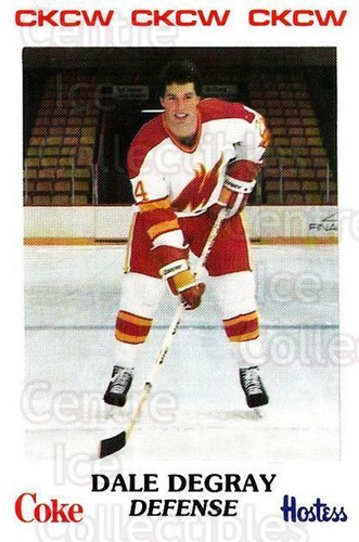 1984-85 Moncton Golden Flames #11 Dale DeGray | eBay