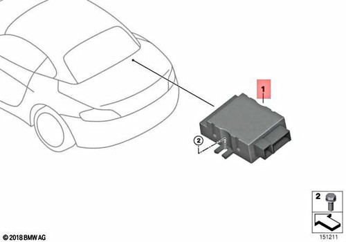 BMW OEM 13-15 X1-Fuel Pump Controller 16147407513 | eBay