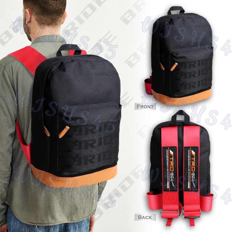 ADJUSTABLE SHOULDER STRAPS HARNESS RED JDM TRD RACING JDM BRIDE RACING ...