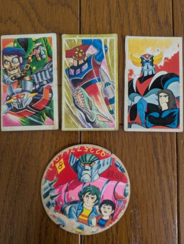 '70s Vintage Getter Robo Menko Card Retro Very Rare Japanese Anime Toei ...