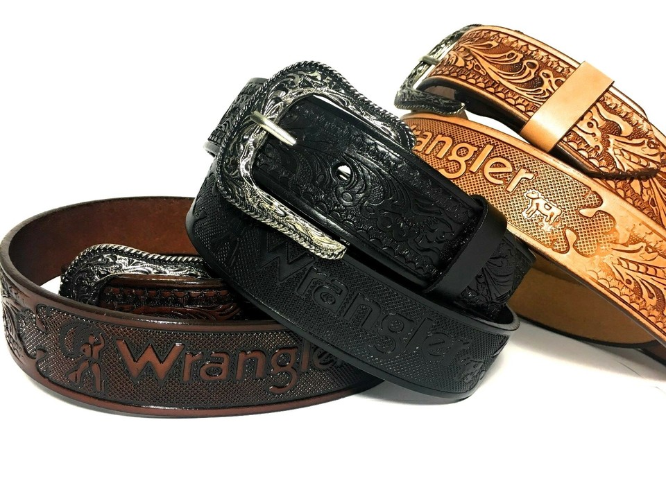MEN'S WESTERN LEATHER BELT.1.5 inch wide HAND CRAFTED COWBOY RODEO BELT ...