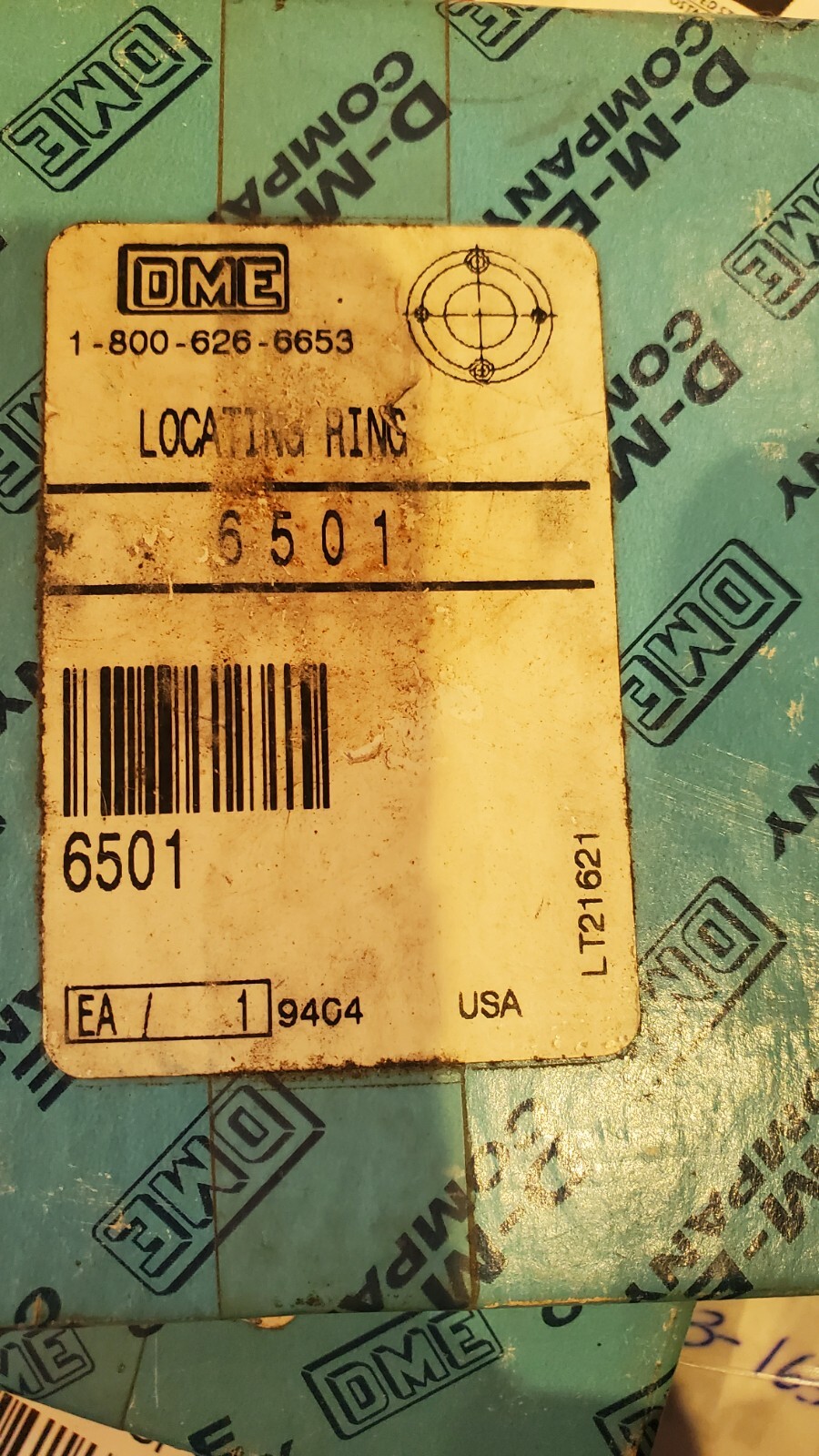 Locating Ring for mold DME 6501 | eBay